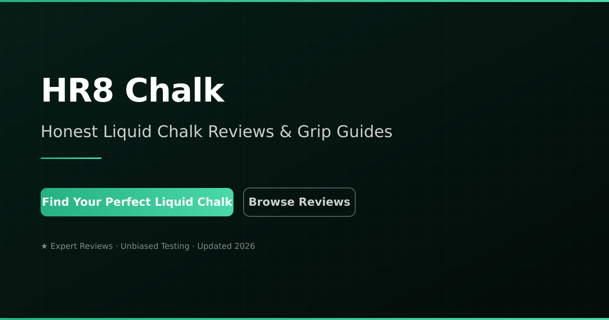 HR8 Chalk | Liquid Chalk Reviews & Buying Guides